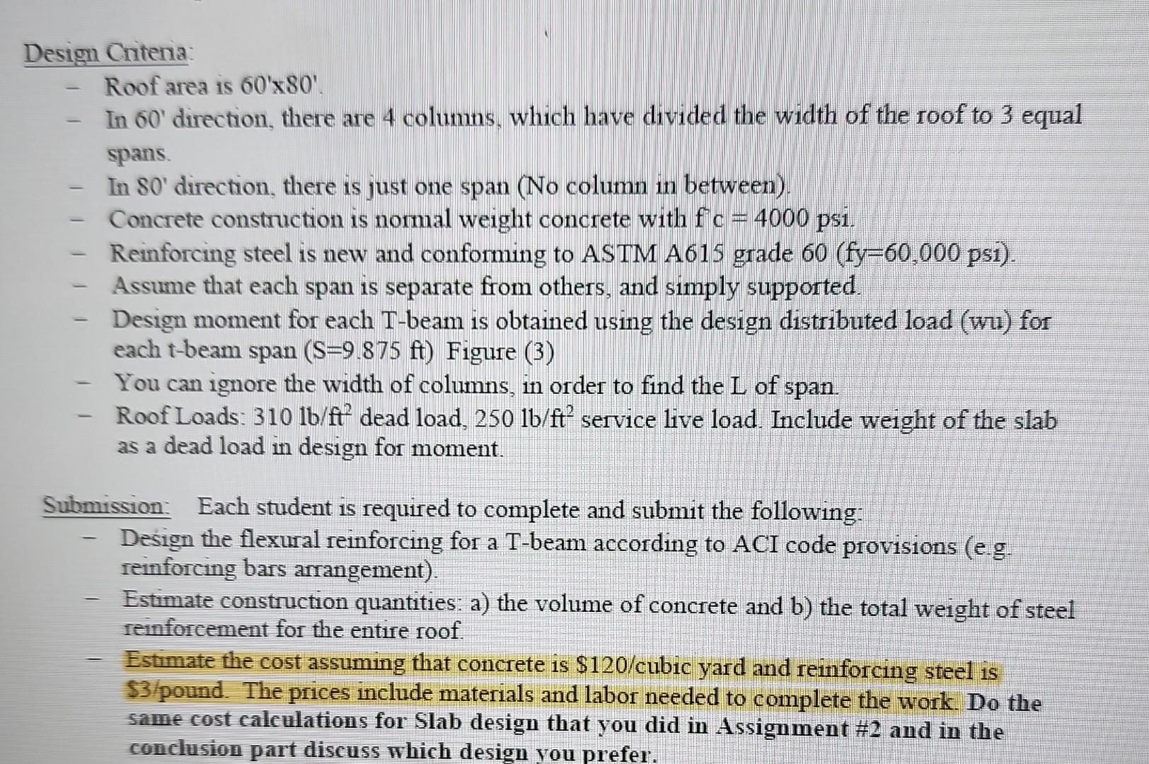 Solved Figure 1. View of the building Figure 3. The load | Chegg.com