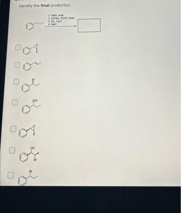 Solved Question 12 ( 2 points) Identify all possible | Chegg.com