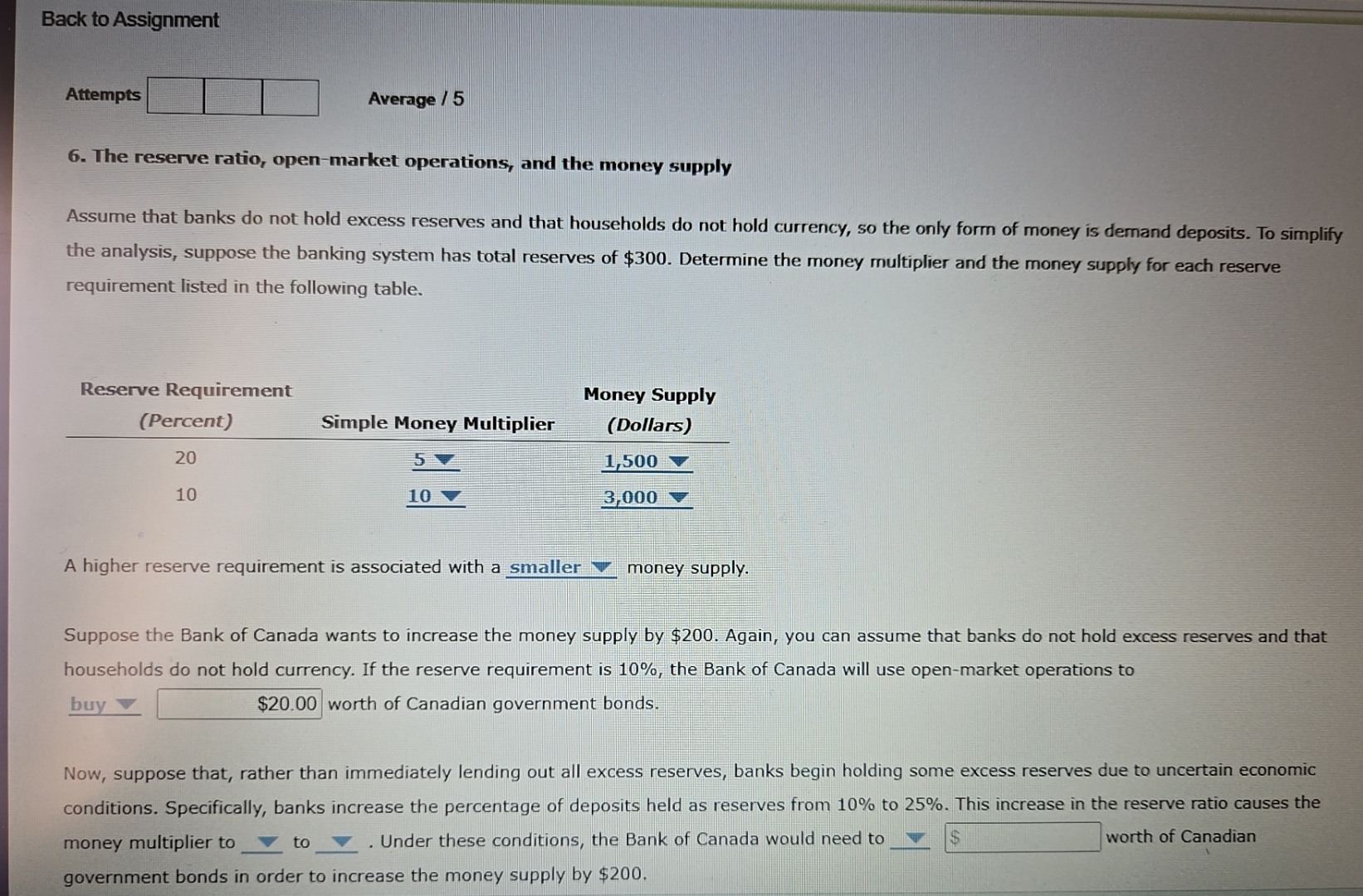 Solved Back to AssignmentAttempts ﻿Average / 56. ﻿The | Chegg.com