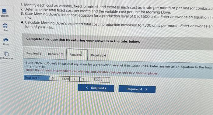 Solved 3 Part 1 of 2 1.5 points eBook Hint Print References | Chegg.com