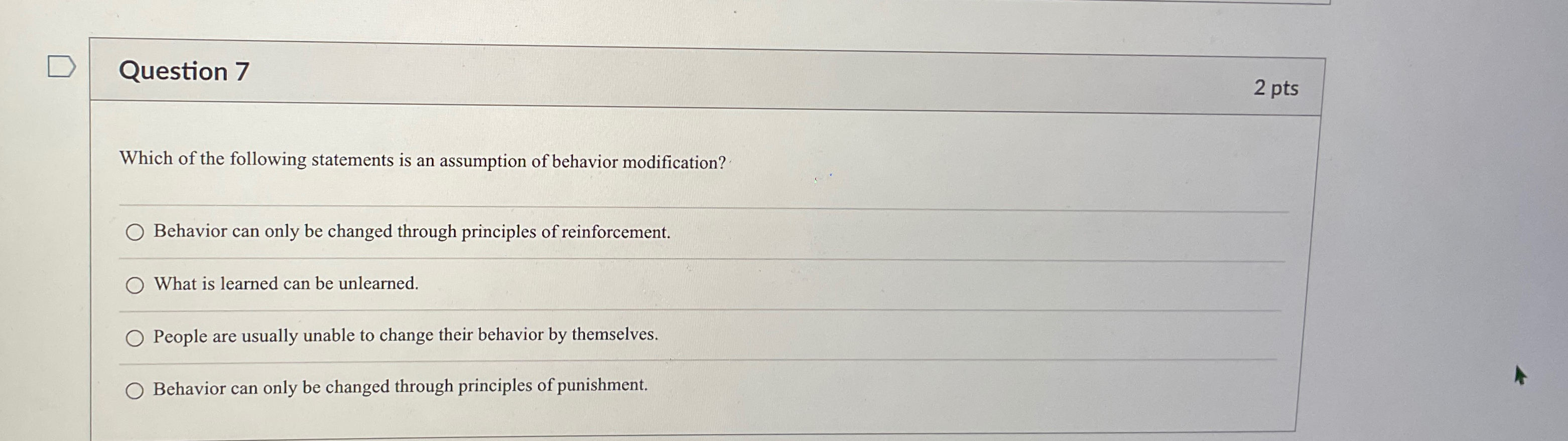Solved Question 72 ﻿ptsWhich of the following statements is | Chegg.com