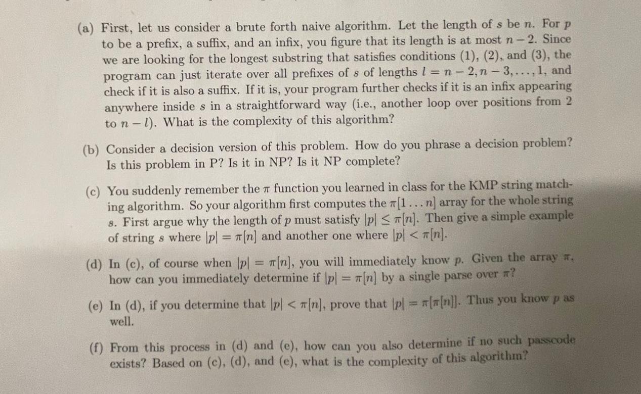 Solved Problem 4. Preinsuffix (24 Points) 8 In summer 2023, | Chegg.com