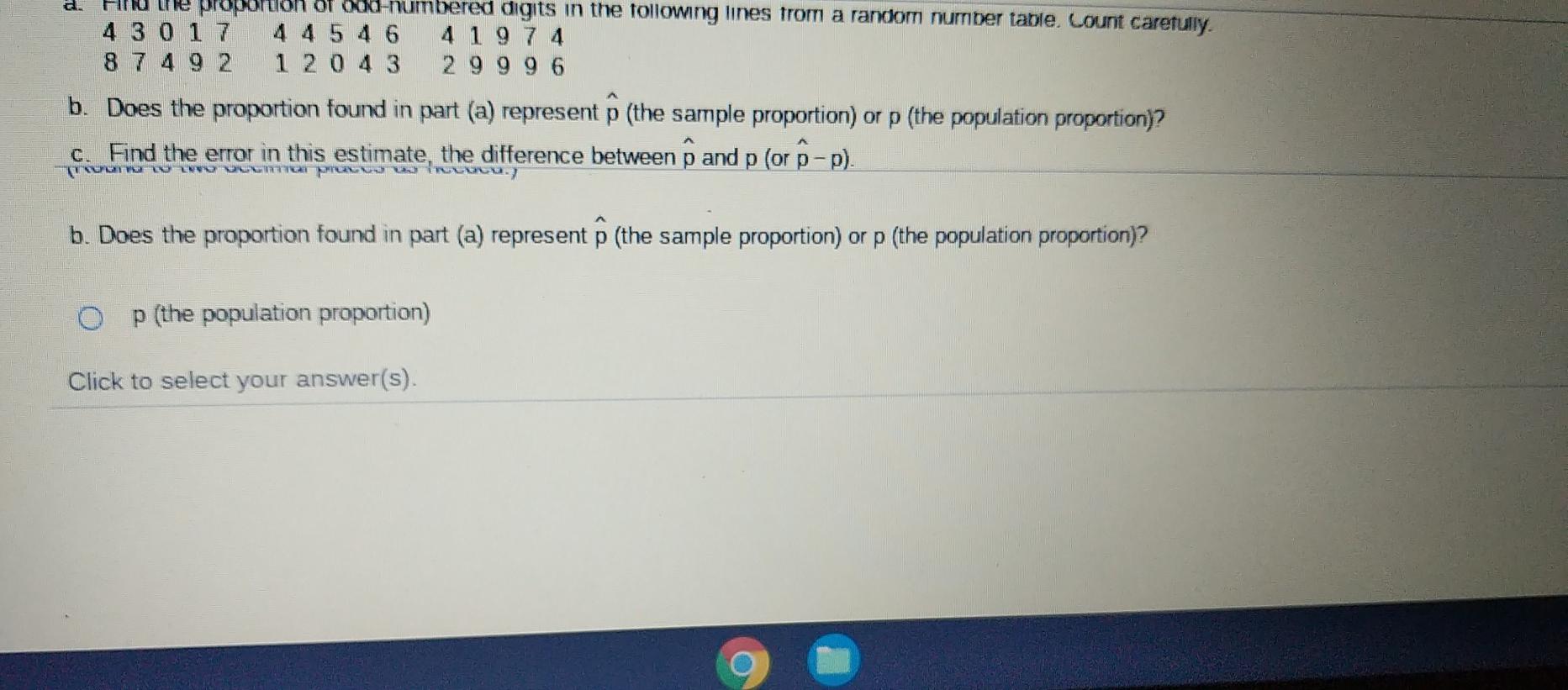Solved A Large Collection Of One Digit Random Numbers Should