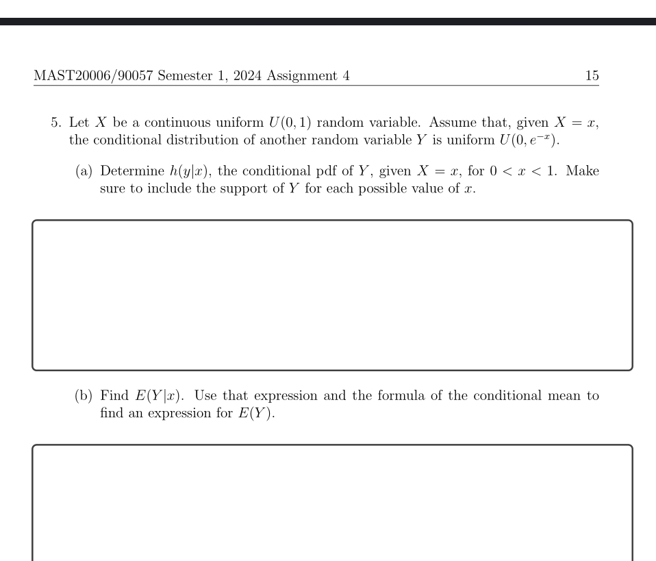 Solved MAST20006/90057 Semester 1, 2024 Assignment 4155. | Chegg.com Solved MAST20006/90057 Semester 1, 2024 Assignment 4155. | Chegg.com