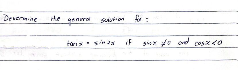 Solved Determine the general solution | Chegg.com