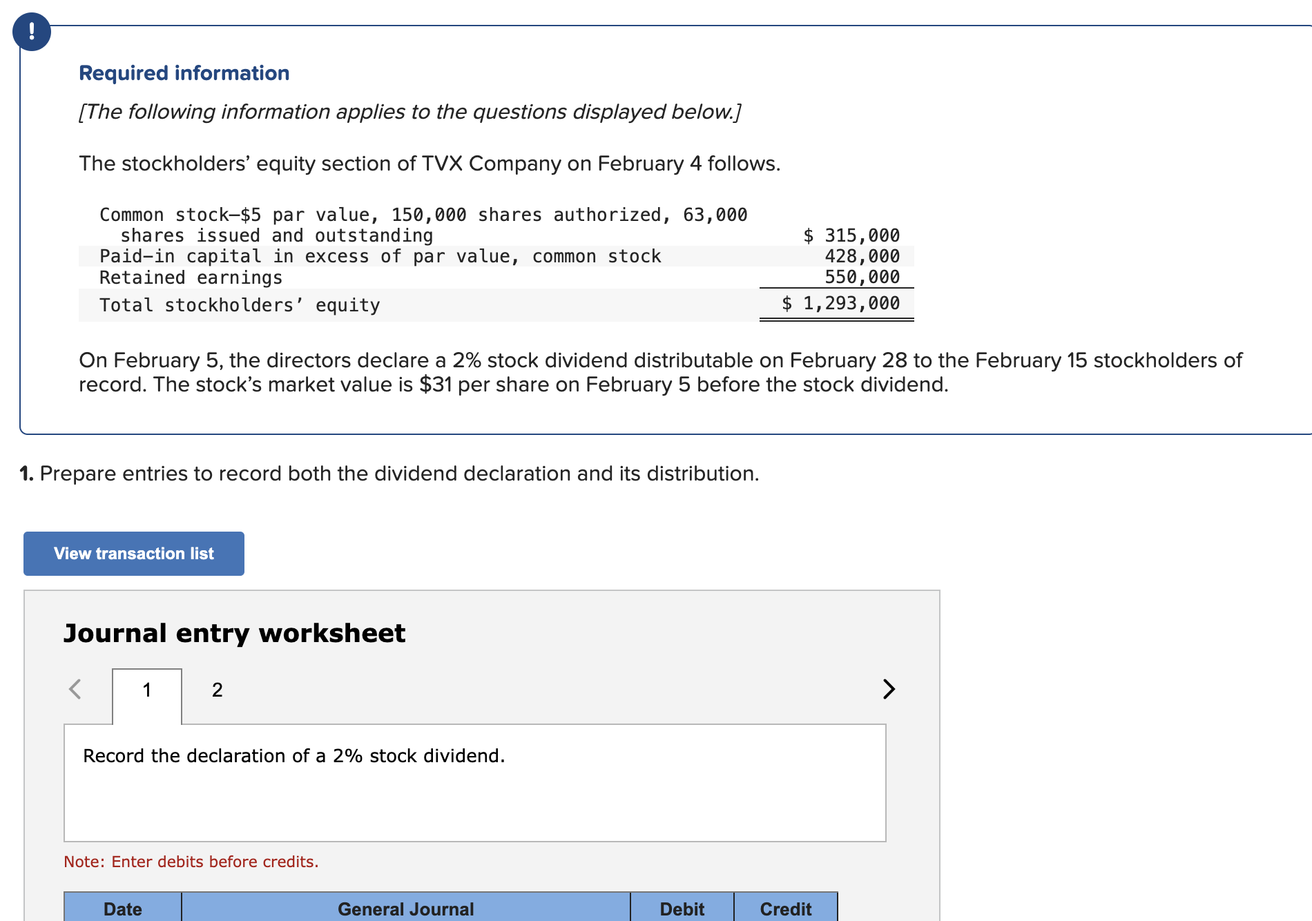 Solved Required information[The following information | Chegg.com