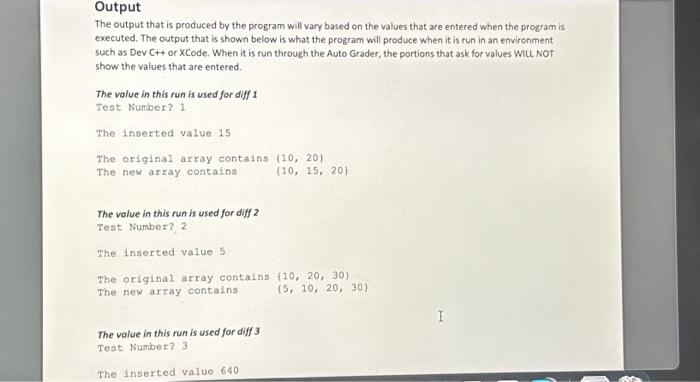 Solved A CPP file (insert_sorted.cpp) has been provided, it | Chegg.com