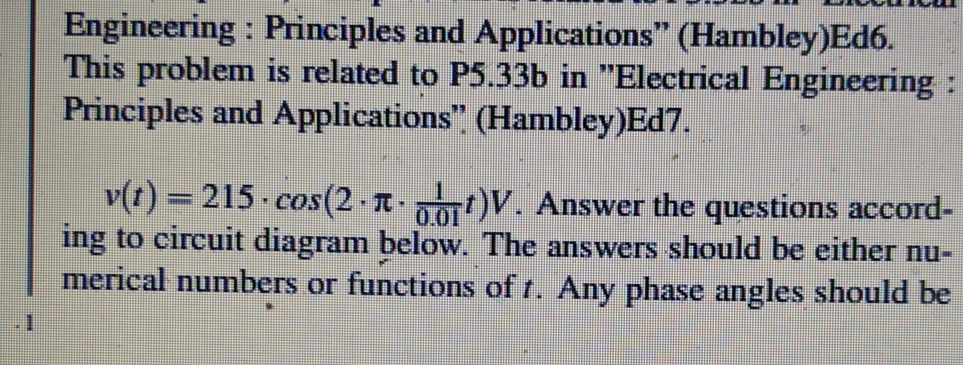 Solved Engineering : Principles and Applications" | Chegg.com