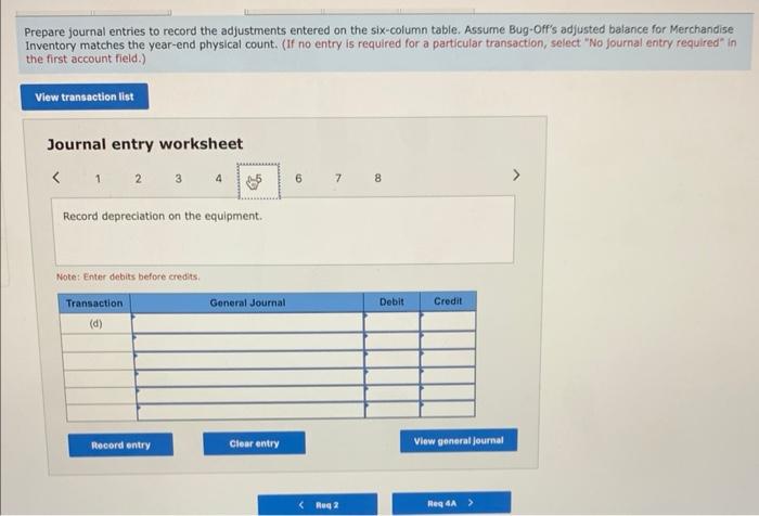 Solved Comprehensive Problem Bug-Off Exterminators (Static) | Chegg.com