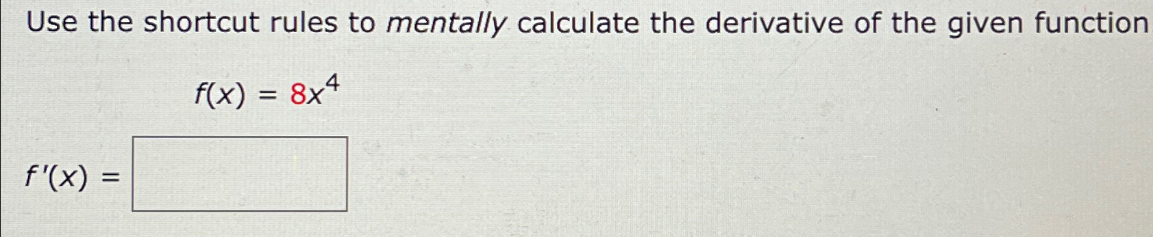 Solved Use the shortcut rules to mentally calculate the | Chegg.com