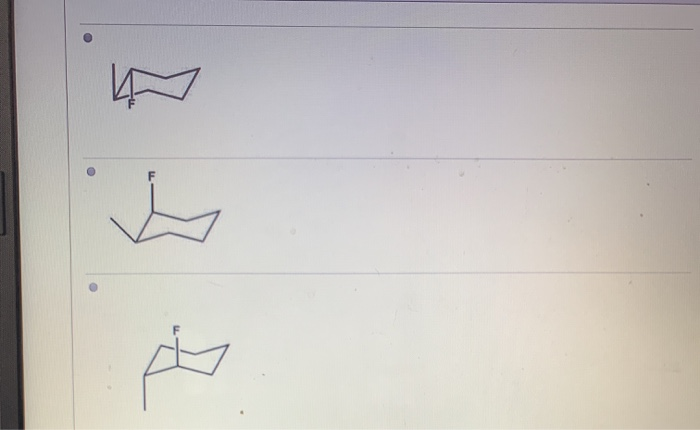 Solved Which choice below accurately depicts the ring flip | Chegg.com