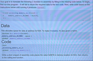Solved Your goal is to translate the following C function to | Chegg.com