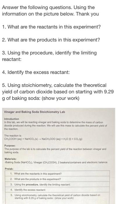 Solved Answer the following questions. Using the information | Chegg.com