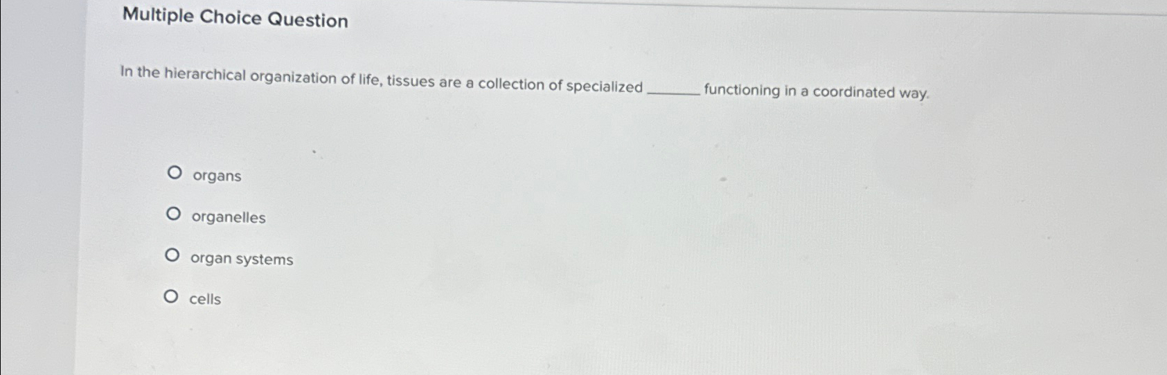 Solved Multiple Choice QuestionIn the hierarchical | Chegg.com