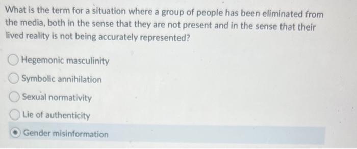 What is the term for a situation where a group of | Chegg.com