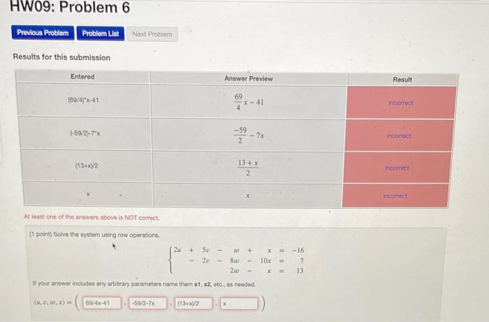 Solved HW09: Problem 6 Previous Problem Problem List Next | Chegg.com