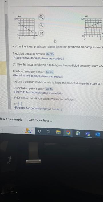[Solved]: Determine the standardized regession coefficient.