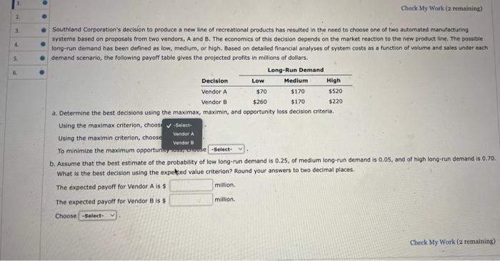 Solved Southland Corporation's decision to produce a new | Chegg.com