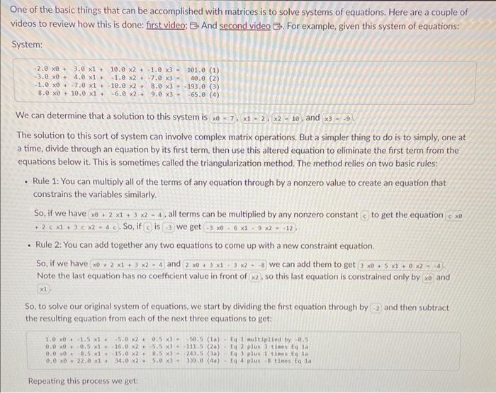 Solved One of the basic things that can be accomplished with | Chegg.com
