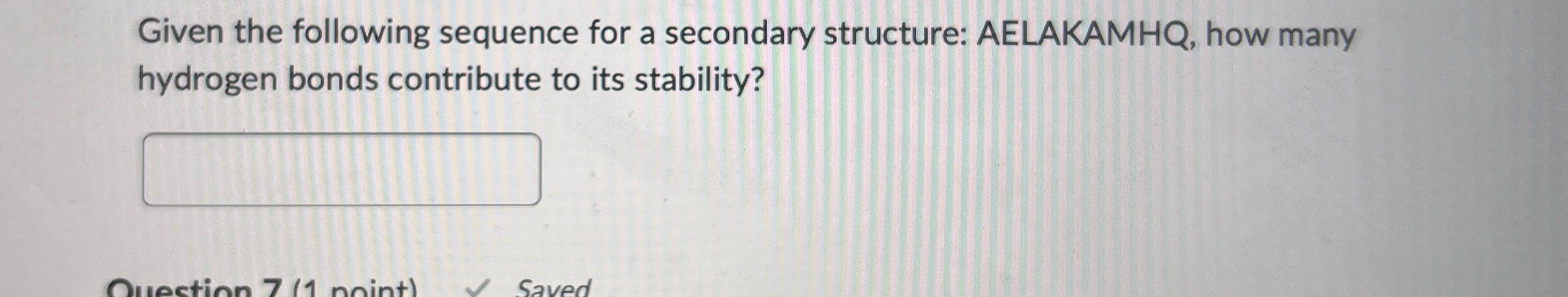 Solved Given the following sequence for a secondary | Chegg.com