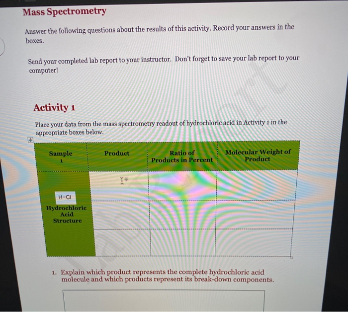 Mass Spectrometry Answer the following questions | Chegg.com