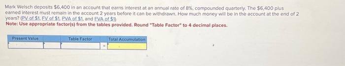 Solved Mike Derr Company expects to earn 10% per year on an | Chegg.com