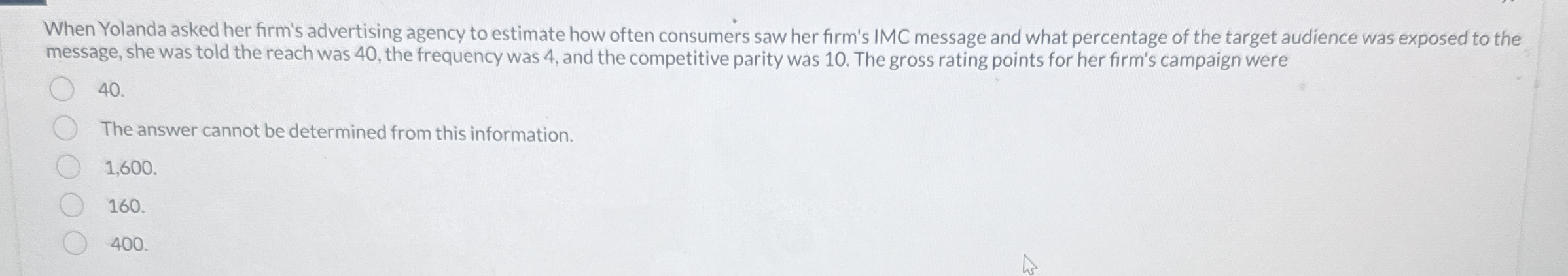 Solved It is important to Joanne to get value for her money | Chegg.com