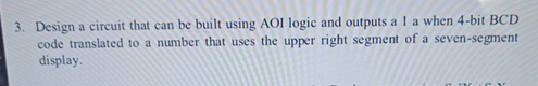 Solved Design a circuit that can be built using AOI logic | Chegg.com