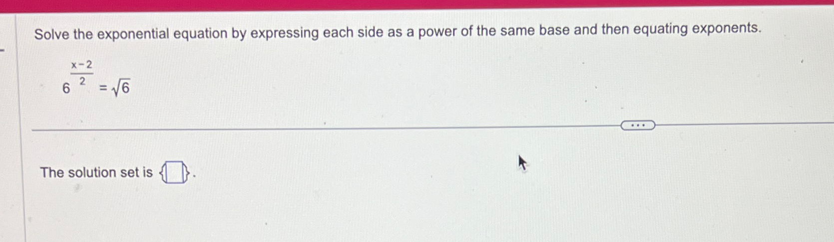Solved Solve the exponential equation by expressing each | Chegg.com
