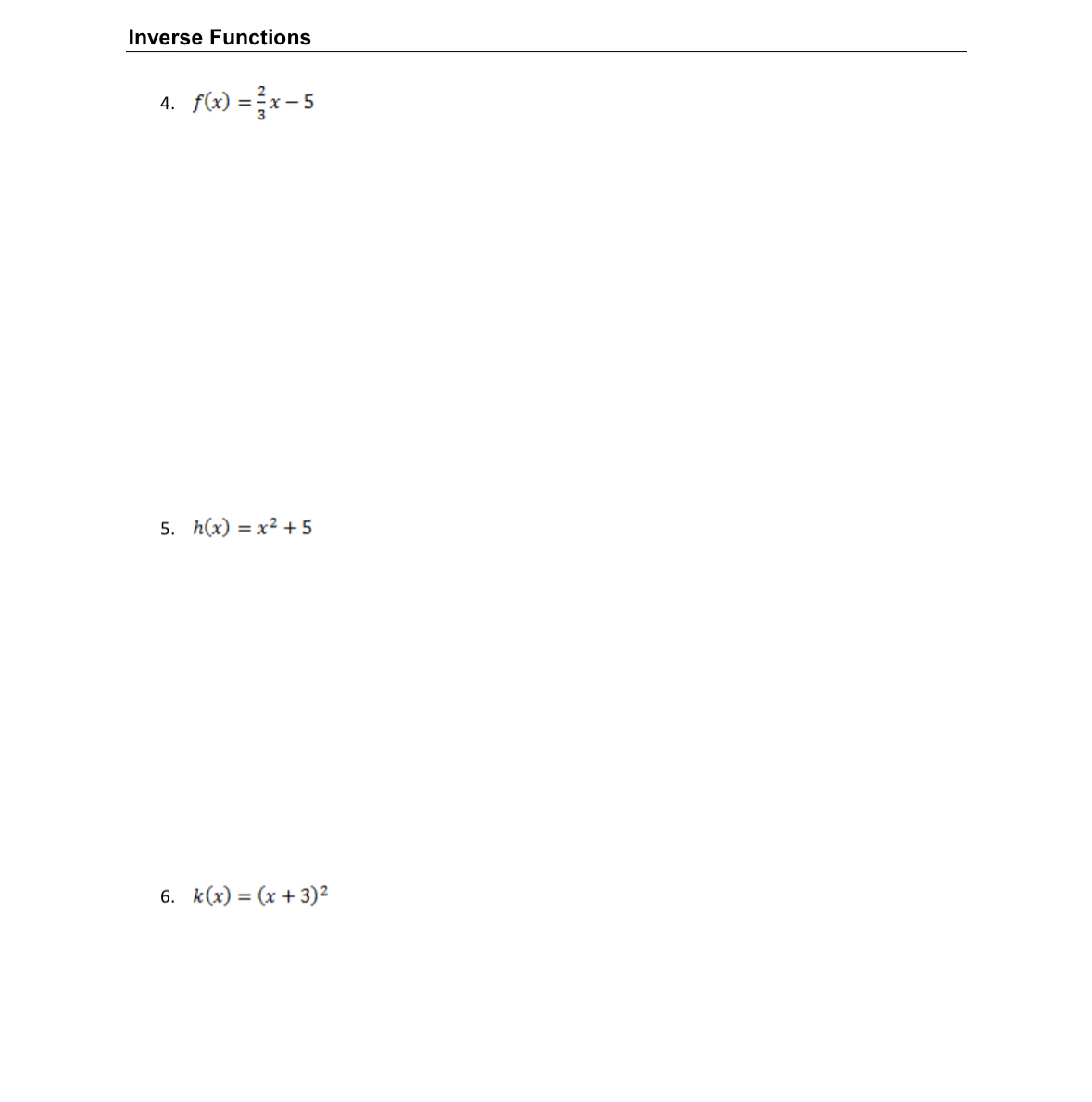 Solved Inverse | Chegg.com