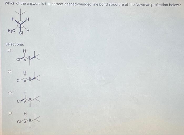 Solved Which of the answers is the correct dashed-wedged | Chegg.com