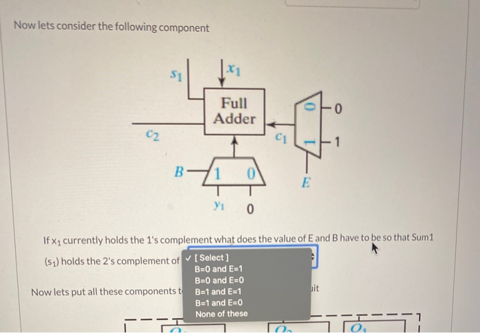 Solved Now lets consider the following component Full Adder | Chegg.com