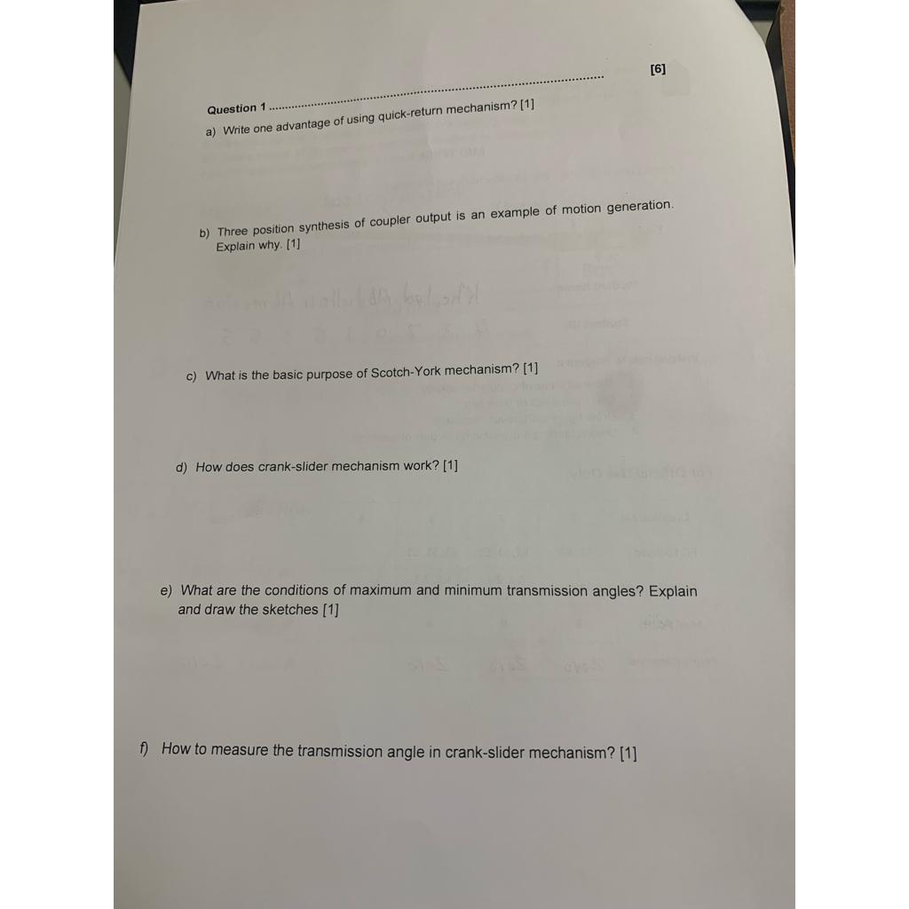 Solved [6]Question 1a) ﻿Write one advantage of using | Chegg.com