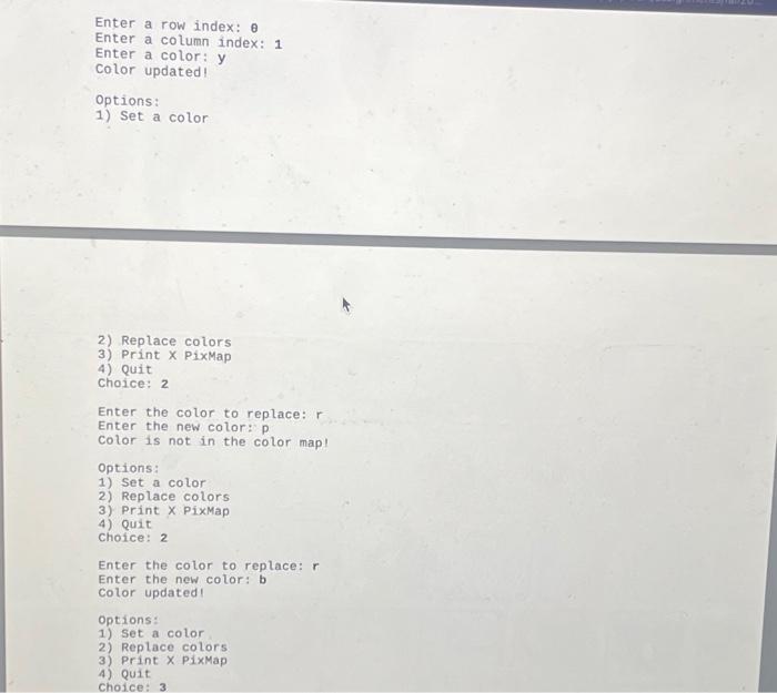 Solved Assignment 6B: X PixMap Images. Most images are | Chegg.com