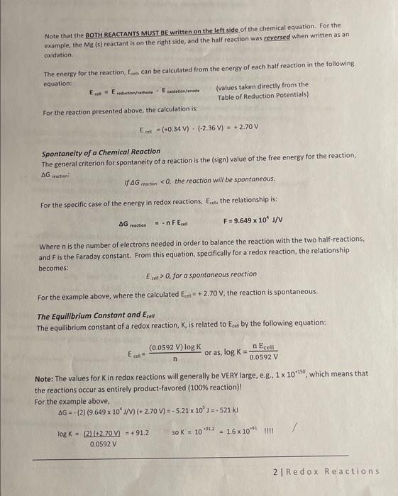 Solved Goals: 1. To determine which reactants will combine | Chegg.com