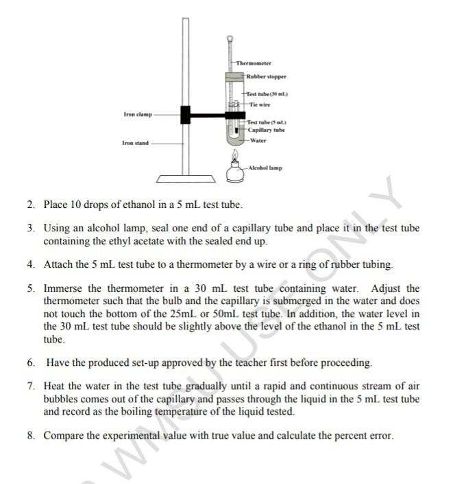Solved EXPERIMENT 9 BOILING POINT \N INTRODUCTION The | Chegg.com