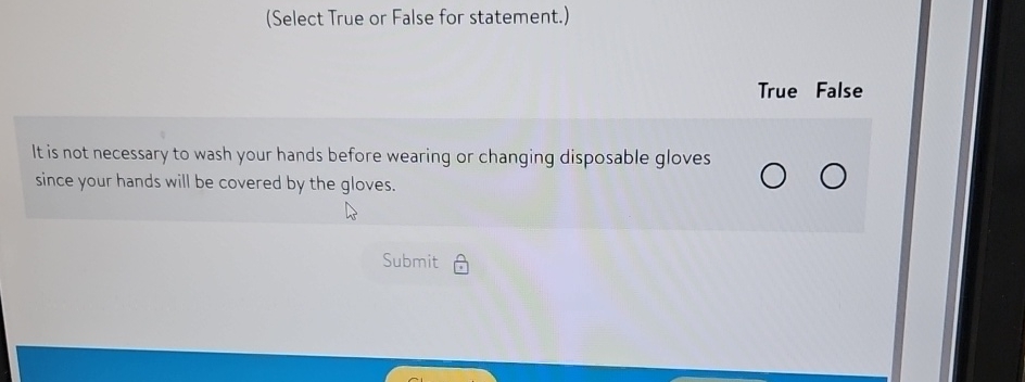 Solved (Select True or False for statement.)True FalseIt is | Chegg.com
