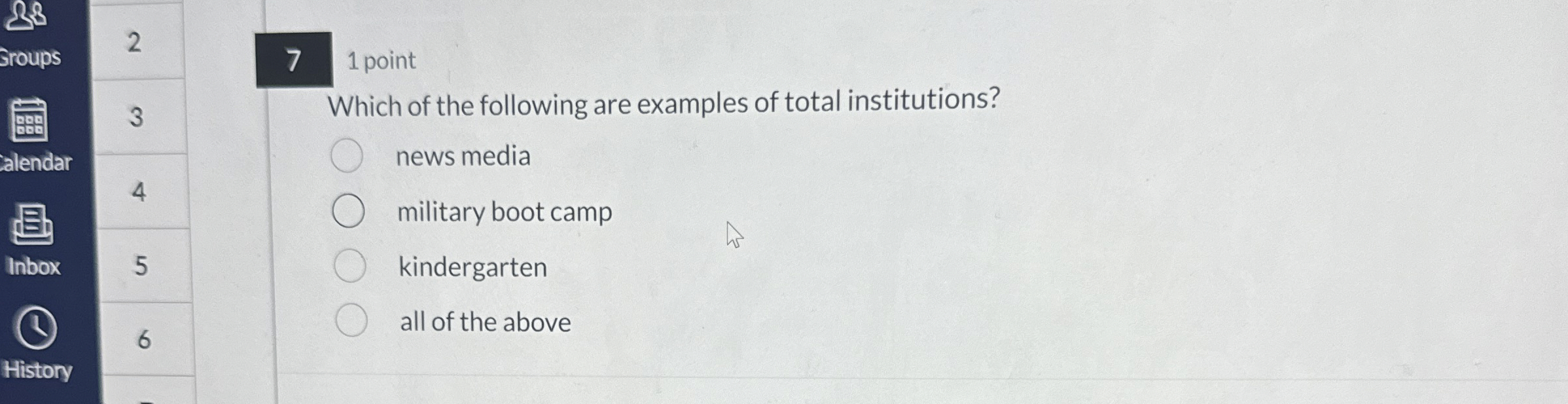 Solved 71 ﻿pointWhich of the following are examples of total | Chegg.com
