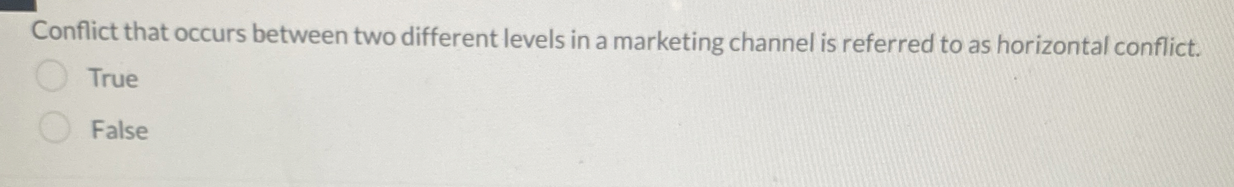 Solved Conflict that occurs between two different levels in | Chegg.com