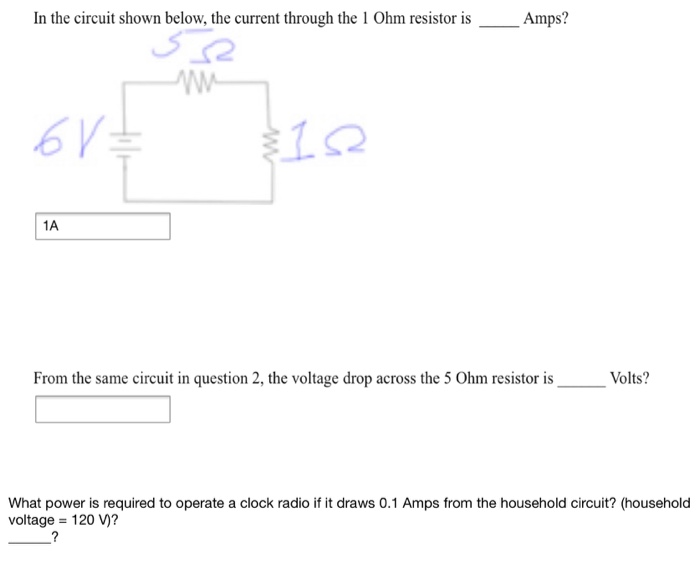 Solved In the circuit shown below, the current through the 1 | Chegg.com