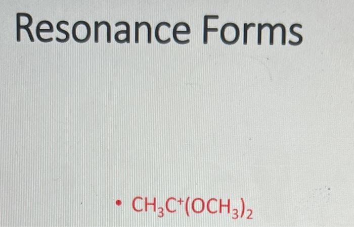 Solved Resonance Forms | Chegg.com