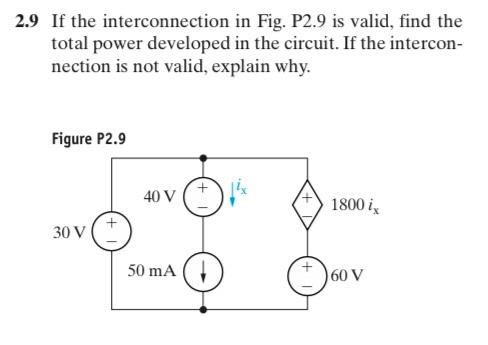Solved 2.7 Consider the interconnection shown in Fig. P2.7. | Chegg.com