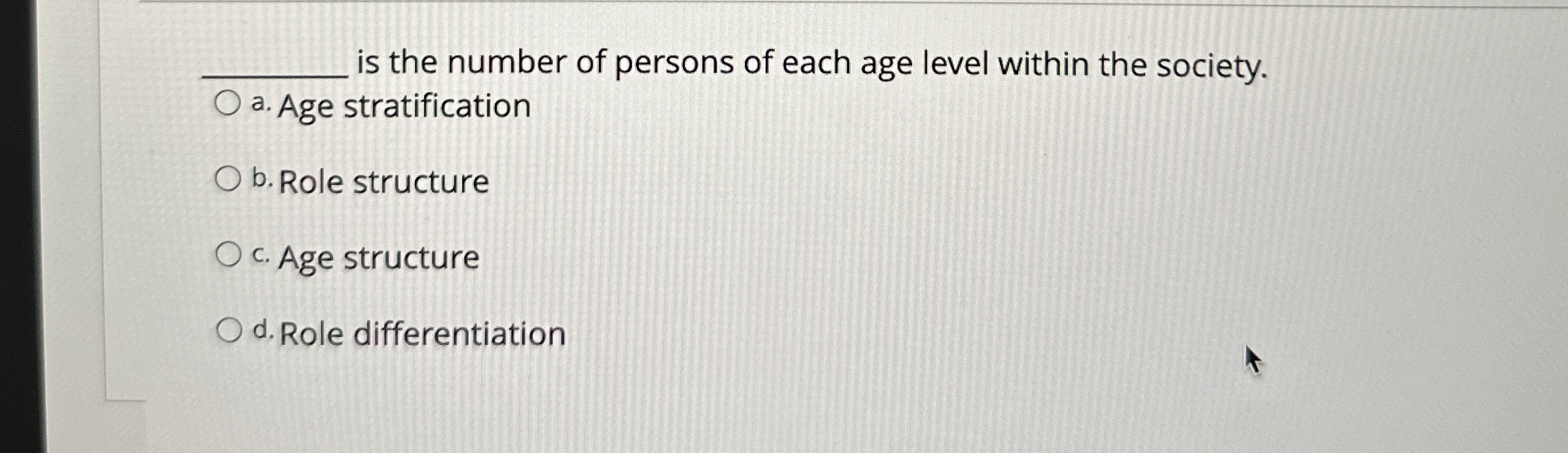 High Quality SOLUTION q, ﻿is the number of persons of each age level within | Chegg.com
