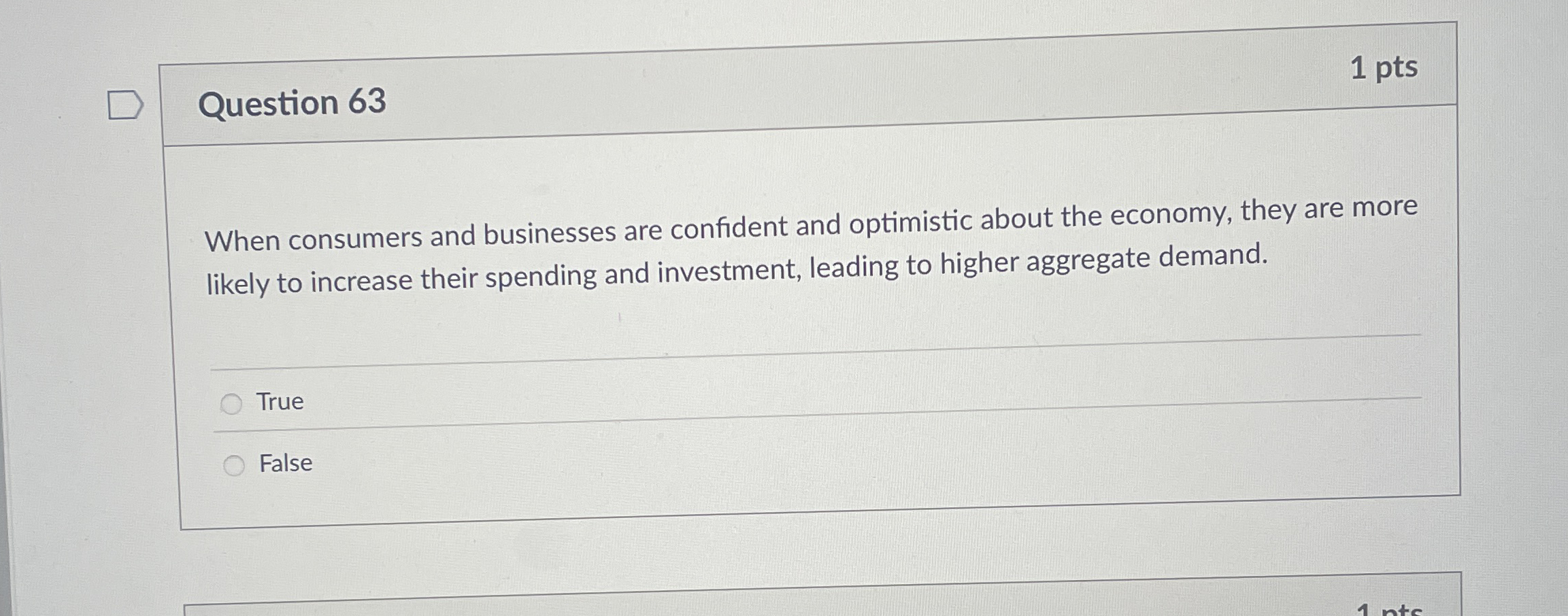 Solved Question 631 ﻿ptsWhen consumers and businesses are | Chegg.com