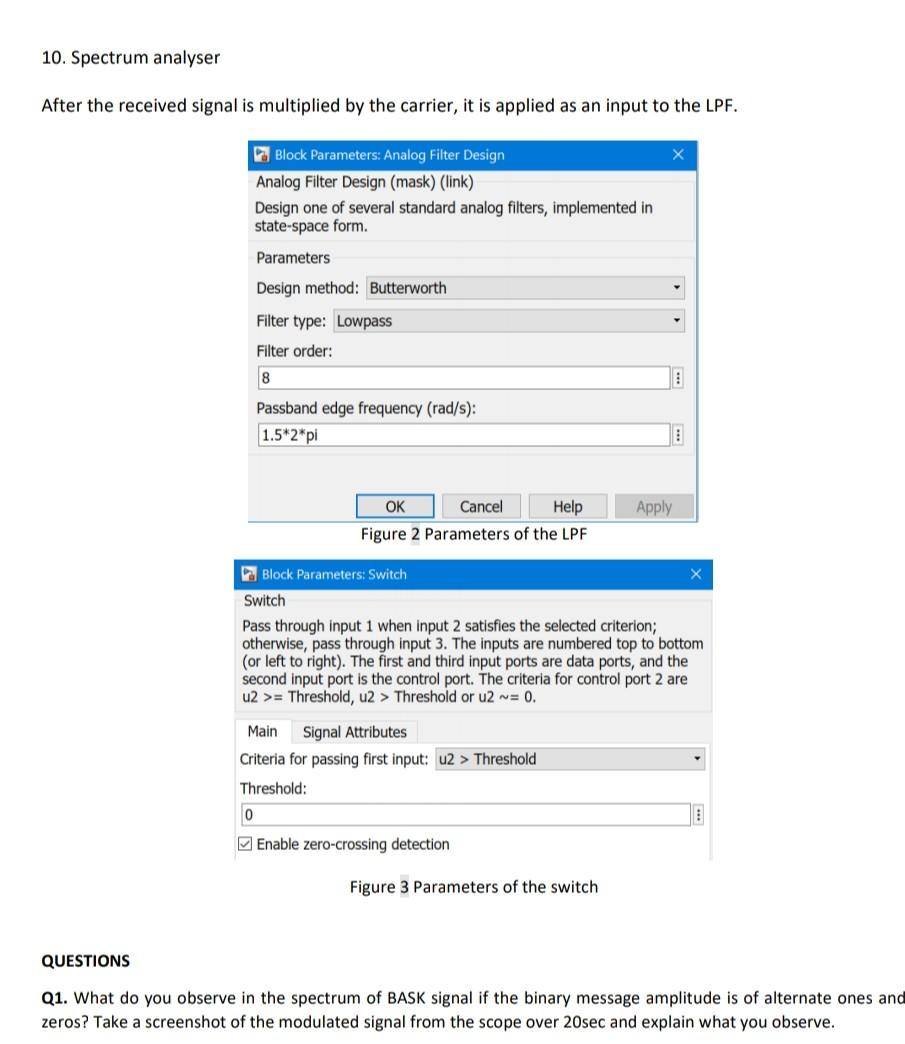 Solved Experiment 4: BASK Modulation & Demodulation | Chegg.com