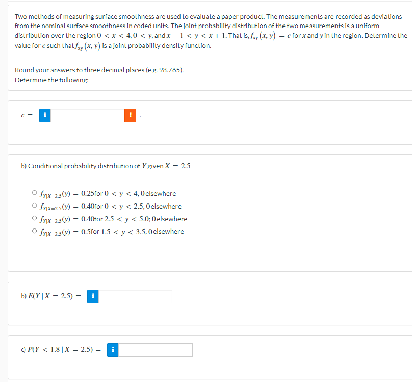 Solved Two methods of measuring surface smoothness are used | Chegg.com