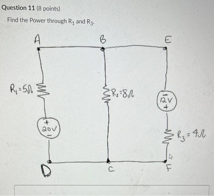 Solved Find the current through each resistor, R1,R2, and | Chegg.com