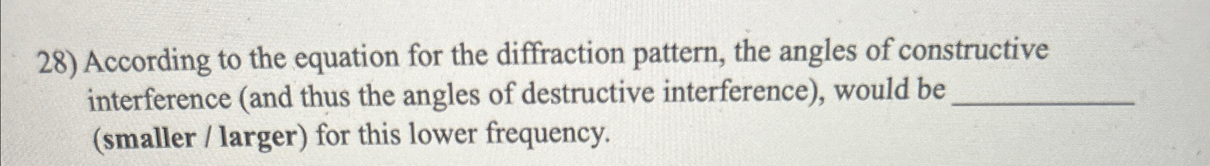 Solved According to the equation for the diffraction | Chegg.com