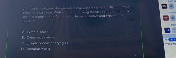 Solved A nurse is reviewing the guidelines tor report ng | Chegg.com