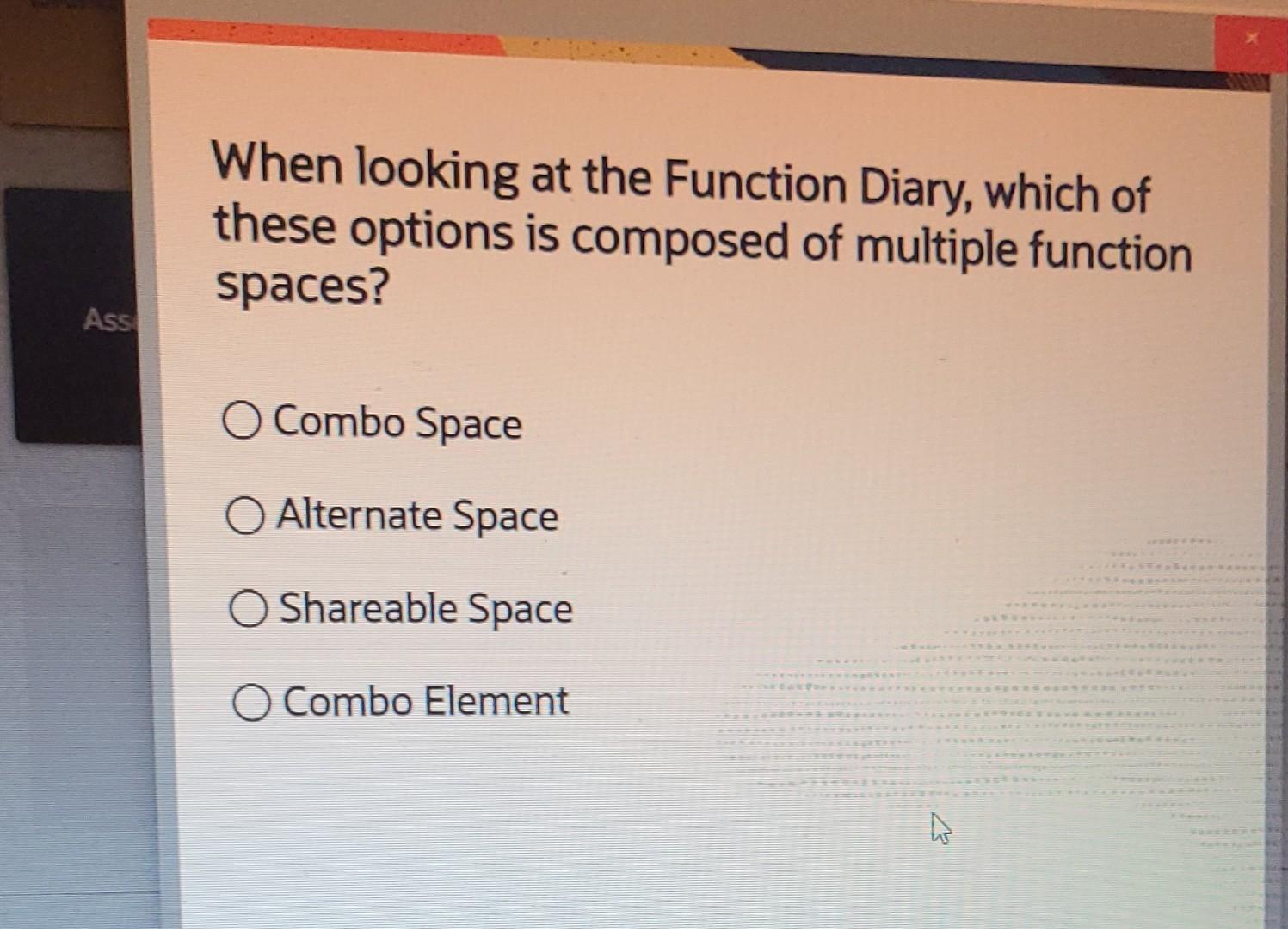 Solved When looking at the Function Diary, which of these | Chegg.com